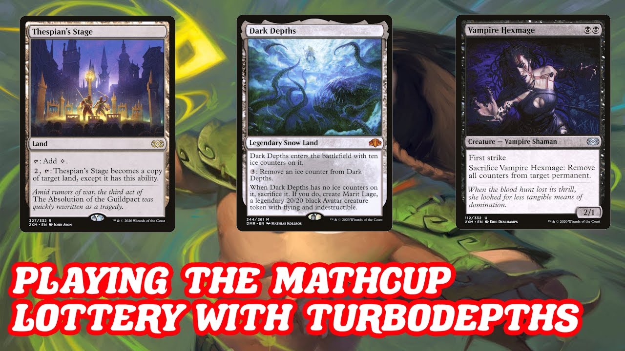 PLAYING THE MATCHUP LOTTERY WITH TURBODEPTHS! Legacy Golgari Dark ...