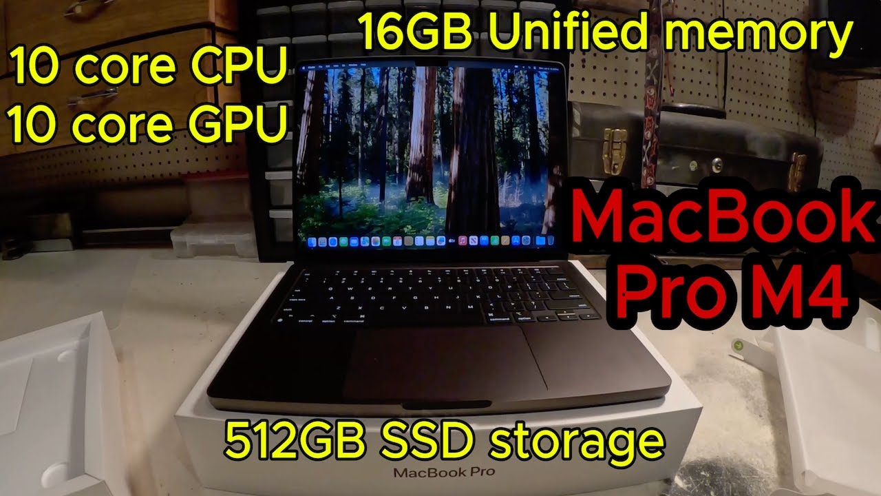 i bought the new MacBook Pro m4 base model for editing - YouTube