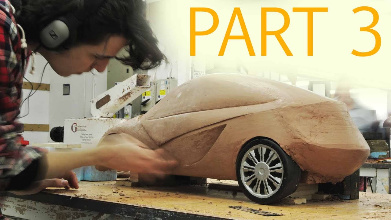 1:4 Scale Clay Model Time-lapse, Part 3 - YouTube