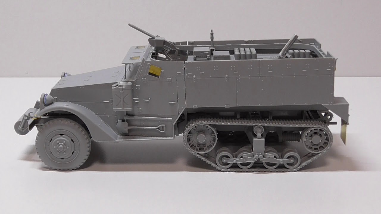 DRAGON 1/35 M4 81mm Mortar Carrier Build - YouTube