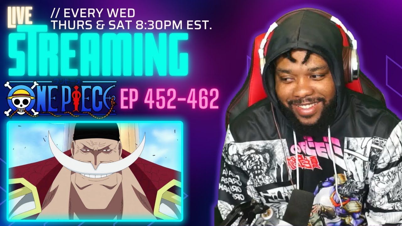 ONE PIECE LIVE FULL REACTION || EPISODE 452 - 462 || MARINE FORD - YouTube