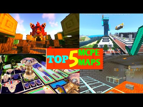 TOP 5 MCPE MAPS THAT WILL BLOW YOUR MIND|| TOP 5 POCKET EDITIONS MAPS ...