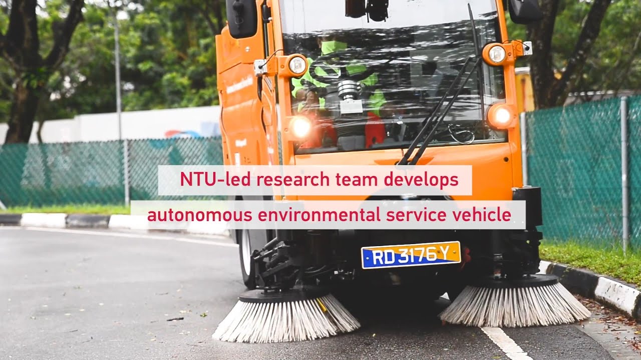 Autonomous Environmental Service Vehicle developed by research team led ...