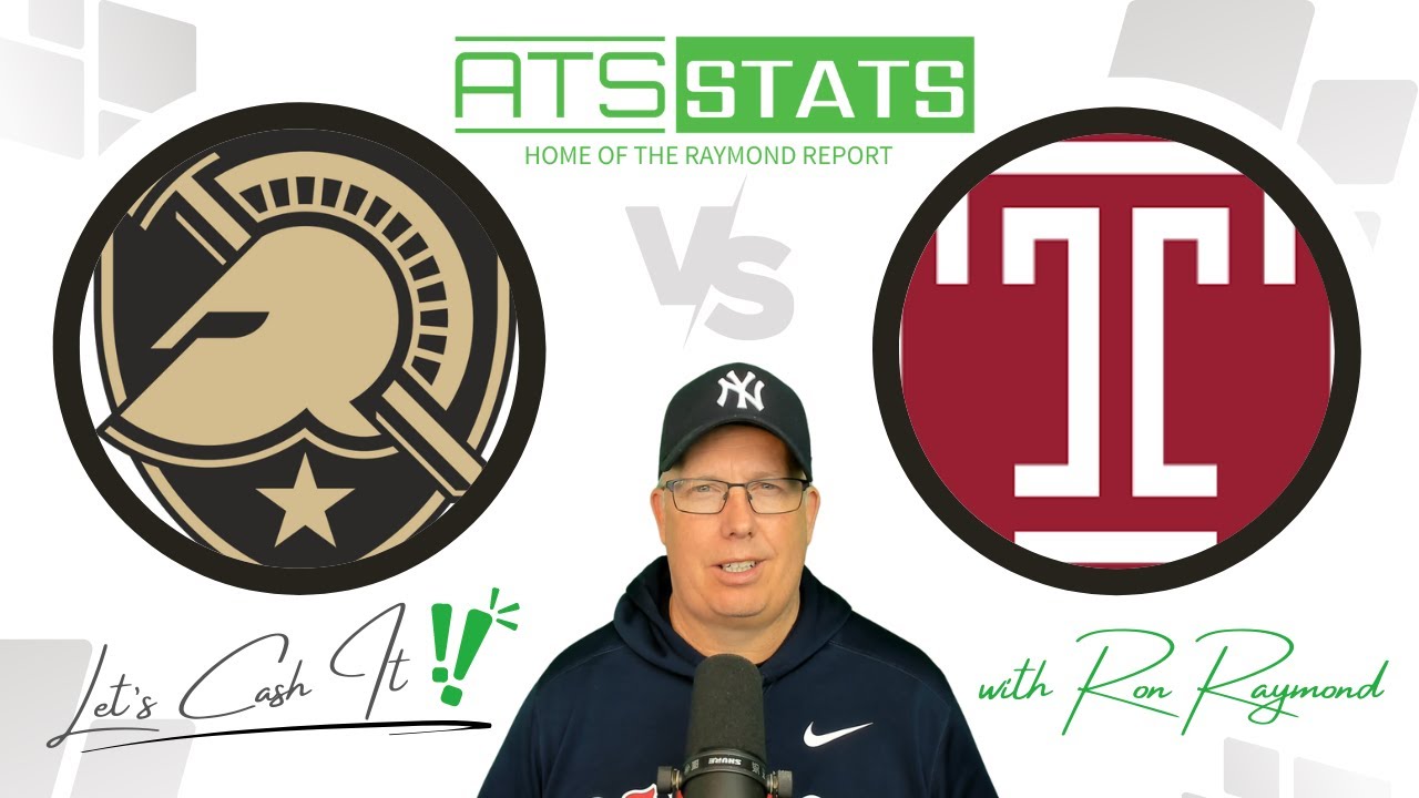 Army vs Temple Prediction 9/26/24 - Let's Cash it! - YouTube