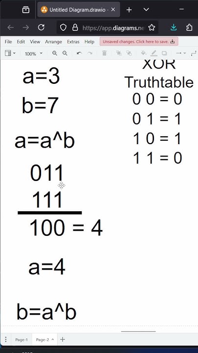 Swapping using XOR Operator #programming - YouTube