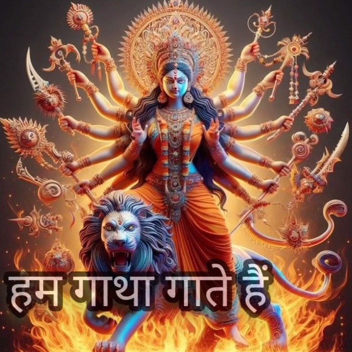 Maa durga gatha part -1# Maa durga ne mahishasur ka vadh kyun kiya#maa ...