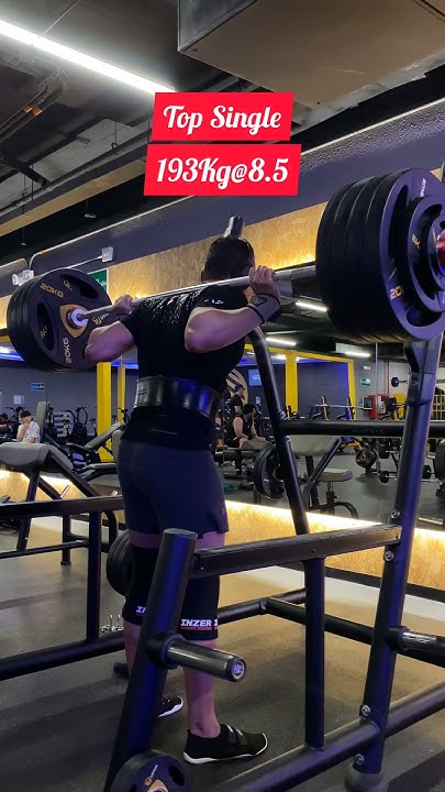 SQUAT Top Single | Semana 12: 193Kg RPE 8.5 - e1RM 207Kg - YouTube