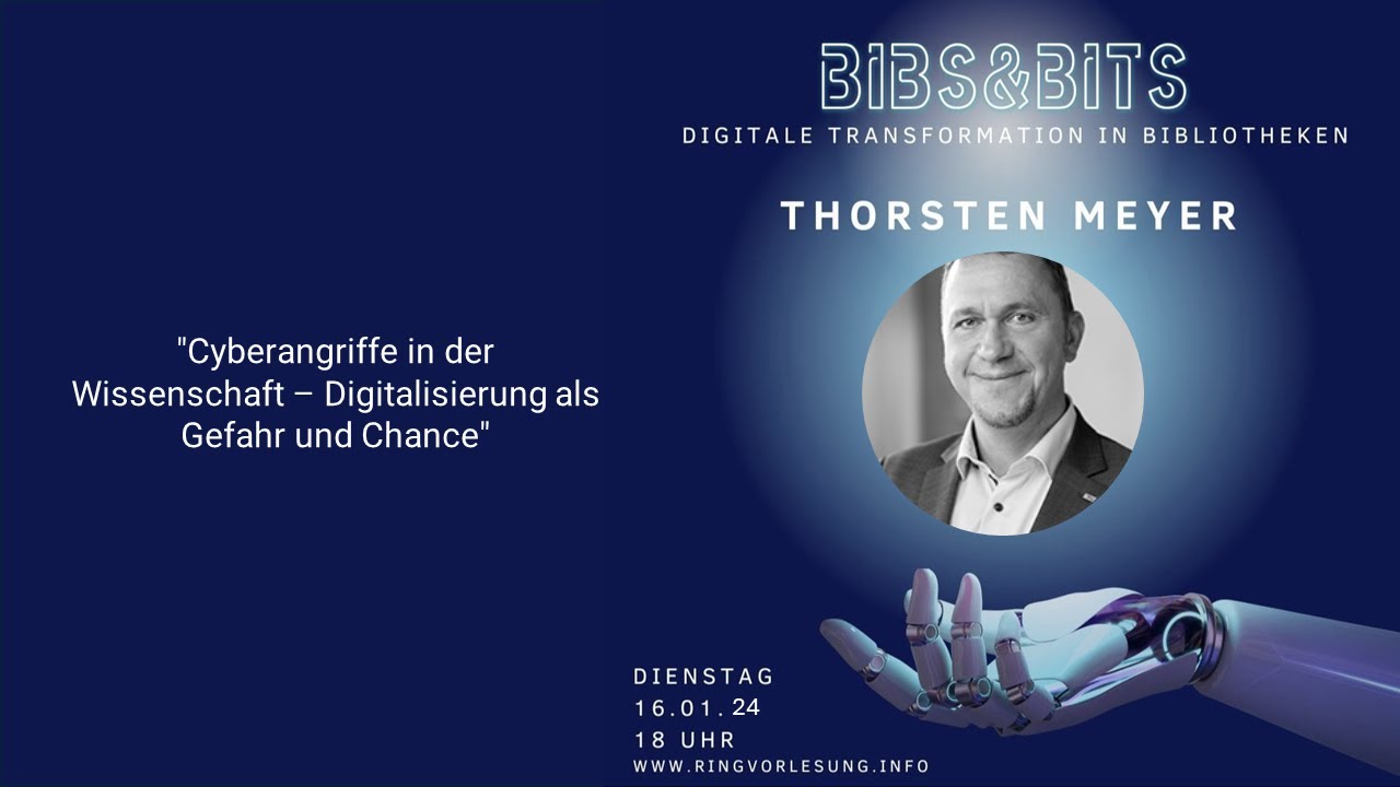 HAW Hamburg - Ringvorlesung 2024 "Bibs und Bits" - Thorsten Meyer - YouTube