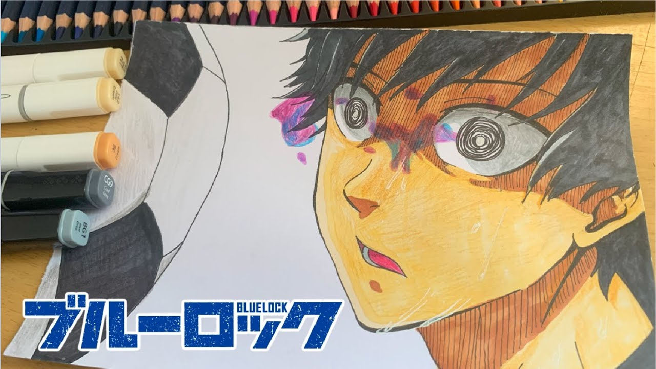 How to draw Isagi Yoichi Blue Lock - YouTube