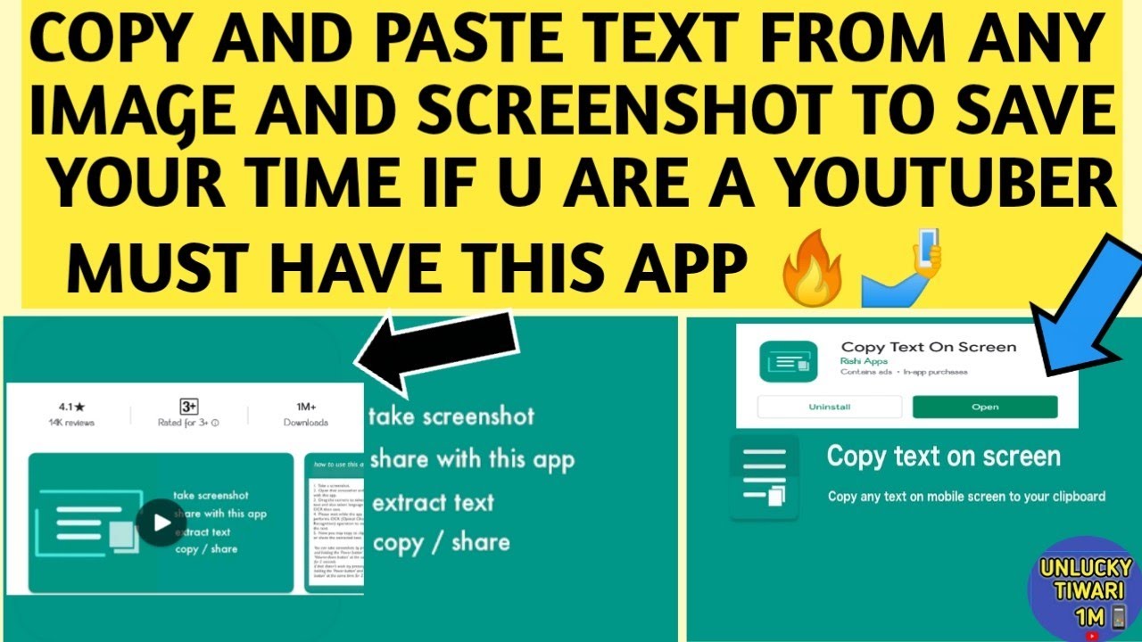 HOW TO COPY AND PASTE TEXT FROM ANY IMAGE AND SCREENSHOT EASILY FOR HOW TO COPY AND PASTE TEXT FROM ANY IMAGE AND SCREENSHOT EASILY FOR