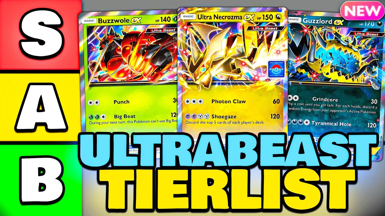 Ranking EVERY ULTRA BEAST CARD From WORST to BEST | Pokemon TCG Pocket ...