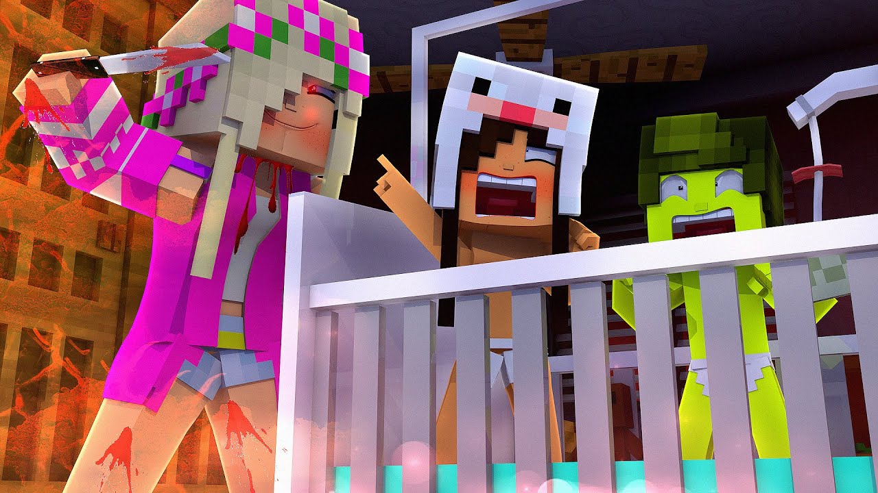 Minha BabÁ É Barbie Malvada No Minecraft Youtube