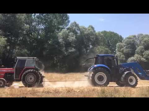 MASSEY FERGUSON  İLE NEW HOLLAND ÇEKİŞMESİ 💪