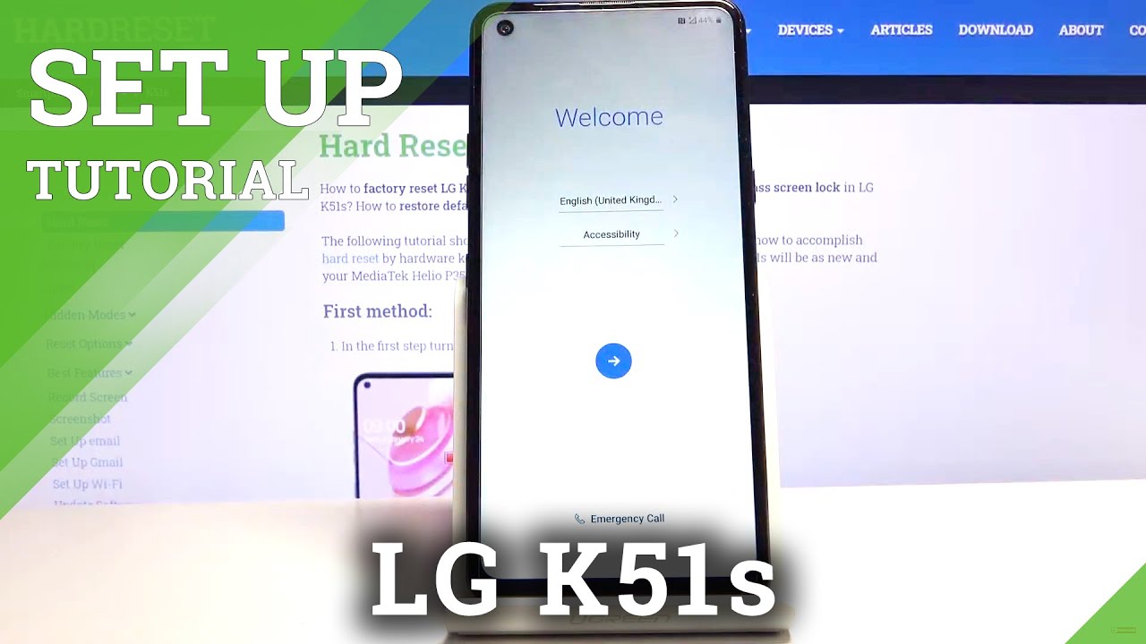 How to Set Up LG K51s - Configuration Tutorial / Initial Setup - YouTube