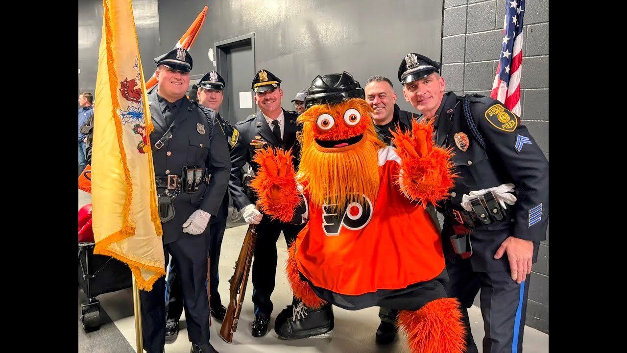 Gloucester Township Police Honor Guard Presents Colors During ...