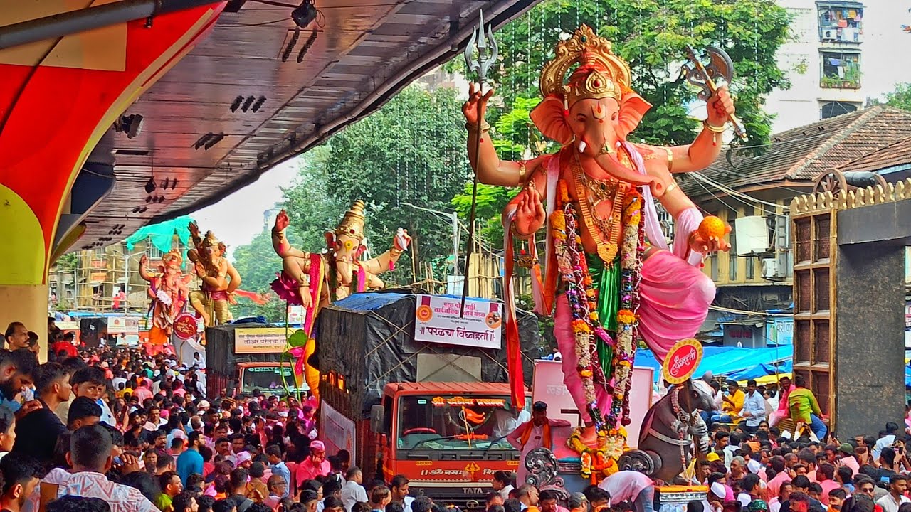 Mumbai Ganpati MahaVisarjan Miravnuk | Ganesh Galli | Chintamani ...