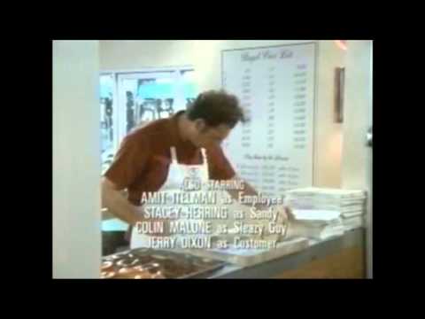 Kramer Getting Gum in Bagel - Seinfeld (The Strike) - YouTube