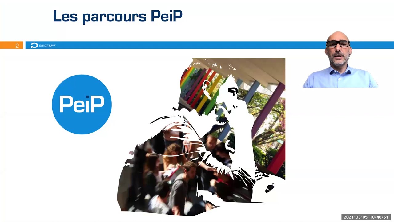 JPO Polytech Montpellier 2021 - Les Parcours PeiP et leurs débouchés - YouTube