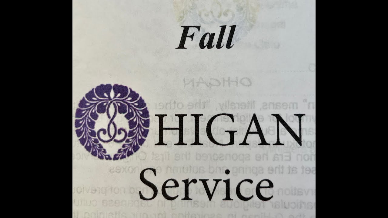 September 22, 2024 Fall Ohigan Service - YouTube