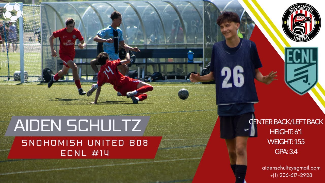 Aiden Schultz - Highlight Video 2 - Snohomish United B08 ECNL - YouTube