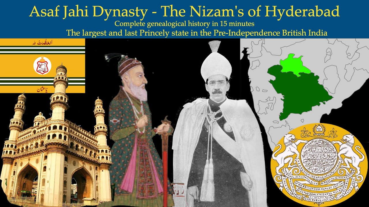 Asaf Jahi Dynasty Family Tree - The Nizam's of Hyderabad - Complete ...