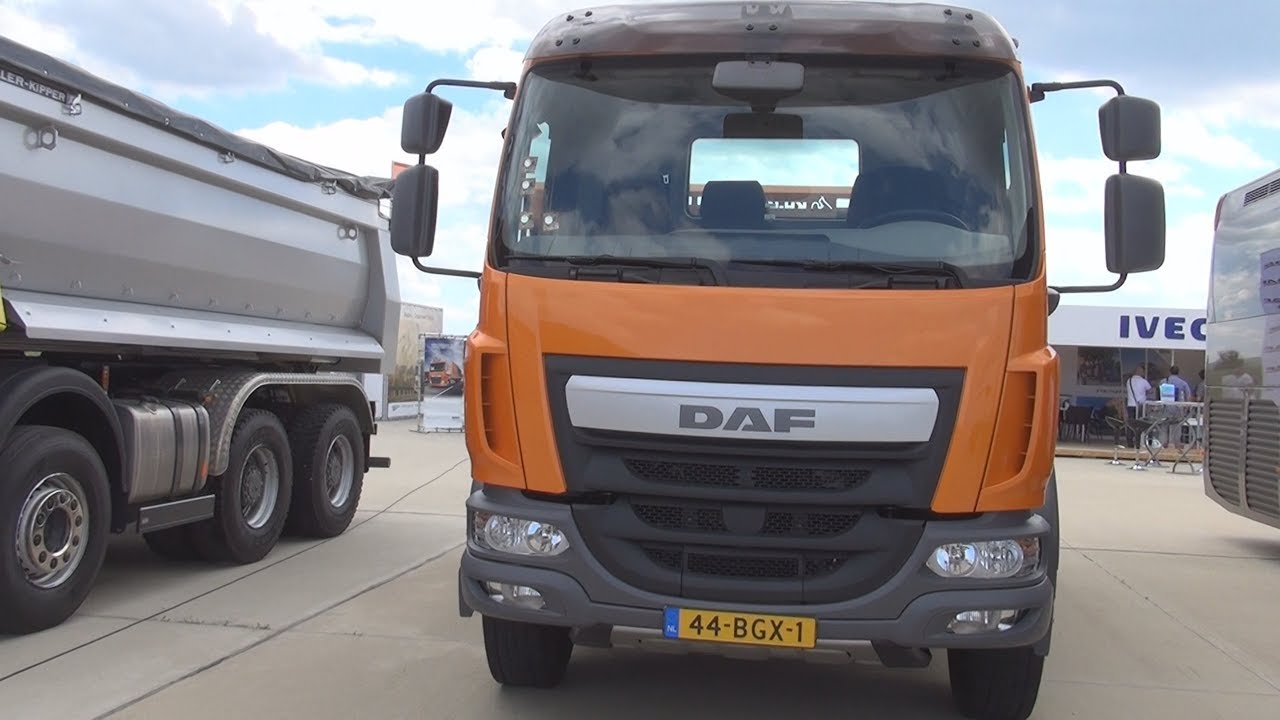 DAF LF 250 Euro 6 Tipper Truck (2016) Exterior and Interior - YouTube