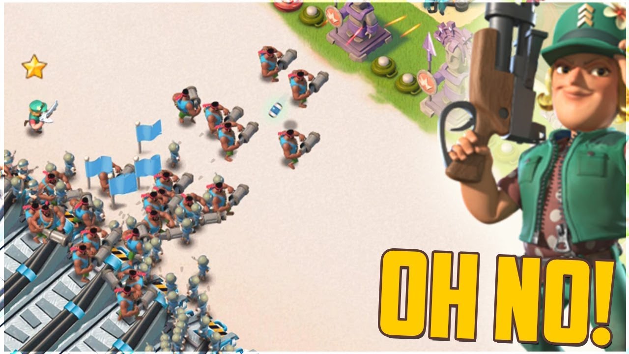 How Could This Happen?!? Boom Beach Heavy and Riflemen Strategy! - YouTube