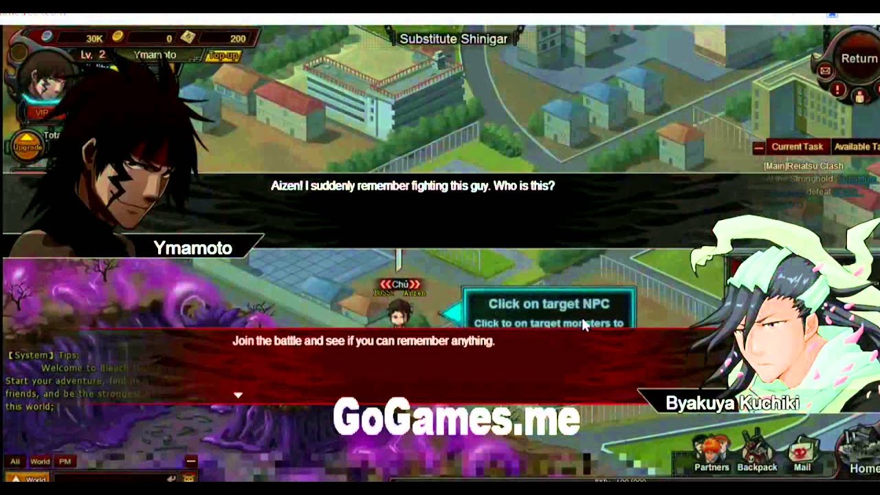 Bleach Online-MMORPG Online-GoGames - YouTube