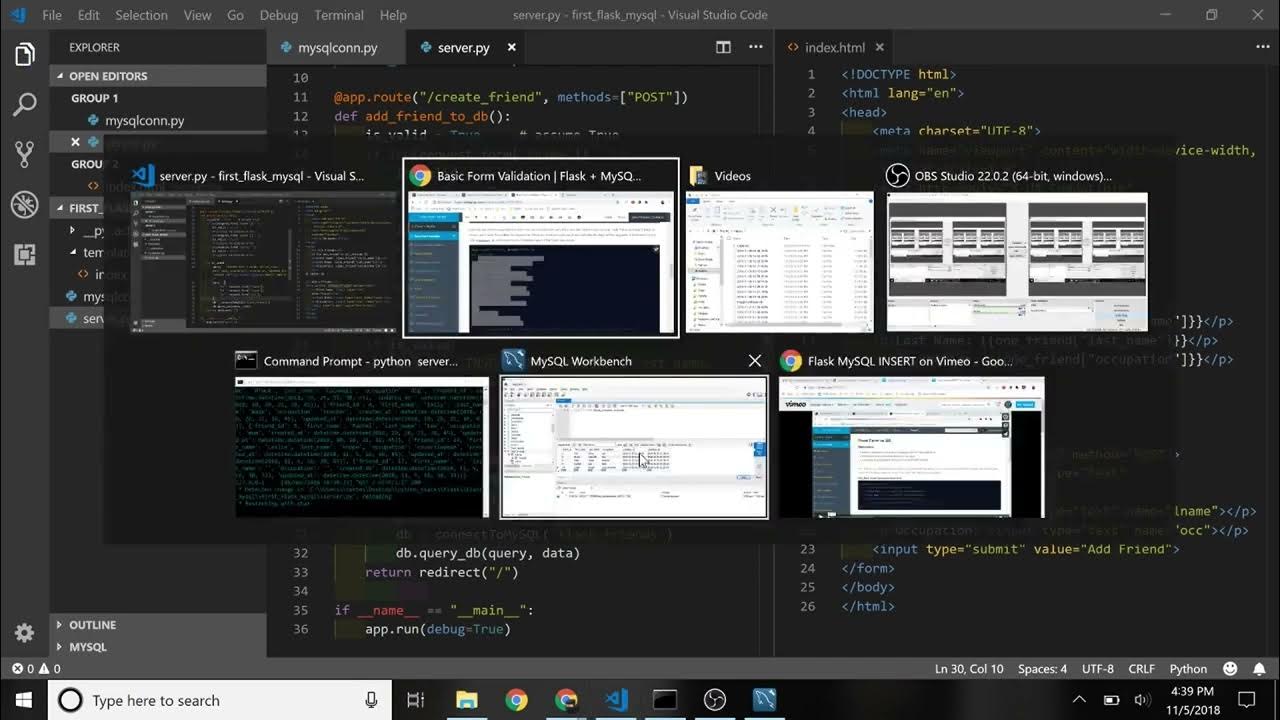 Flask - Basic form validation - YouTube