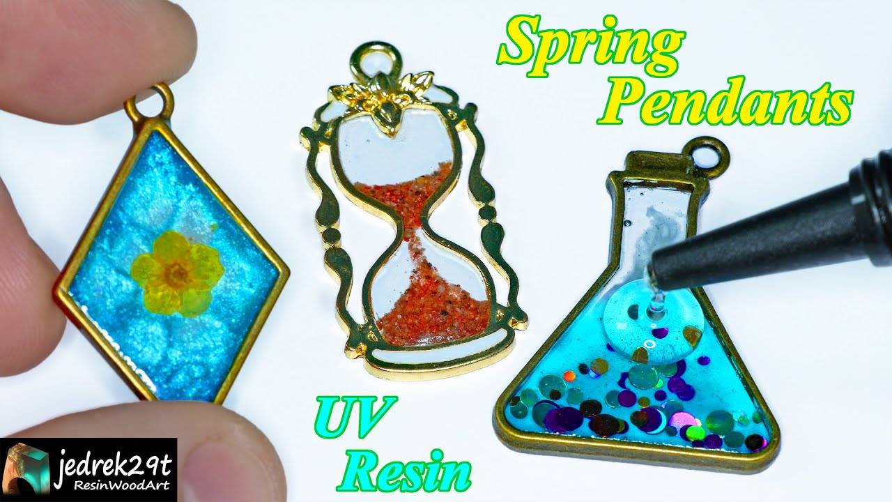 Spring Resin Jewelry / RESIN ART - YouTube