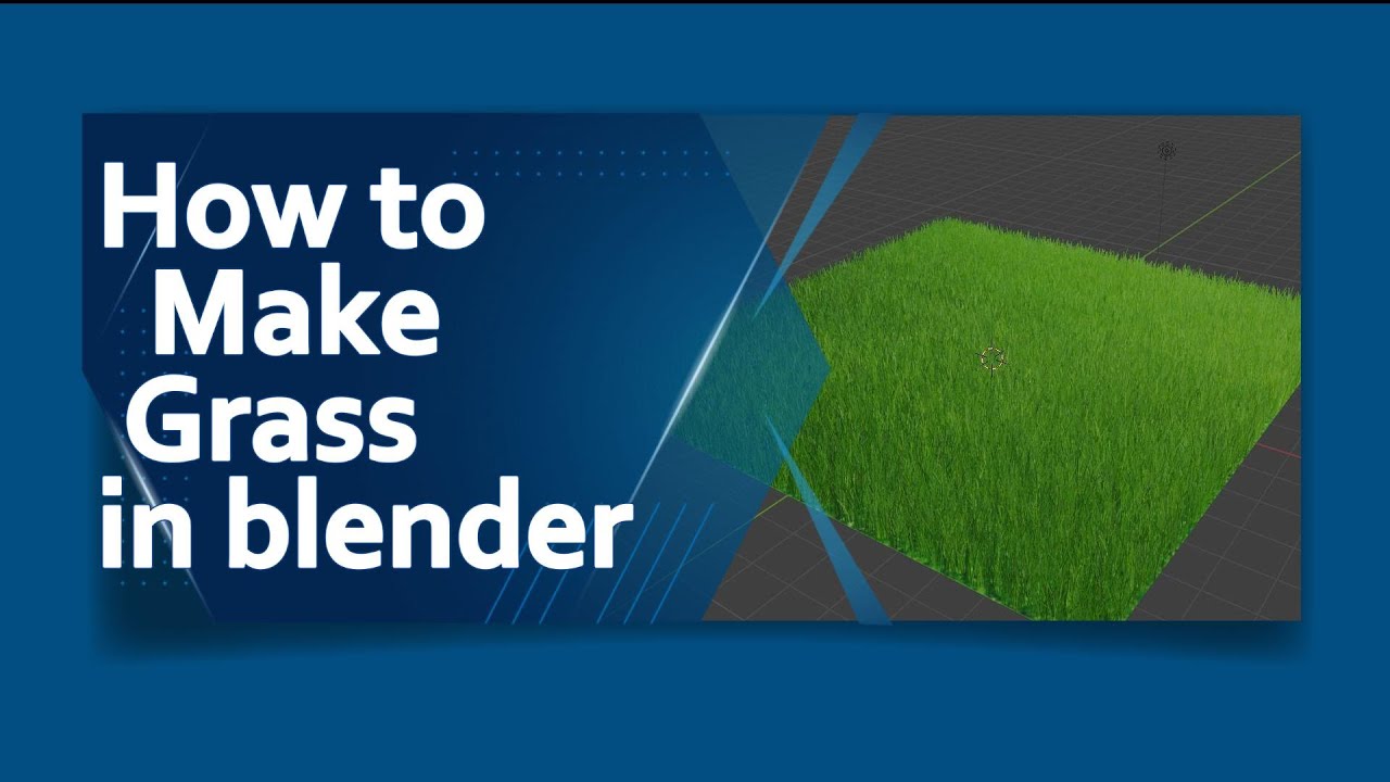 how to make grass in blender | blender tutorial in hindi # ...
