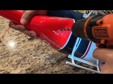 Flywing Bell 206 Nav Light Installation - YouTube