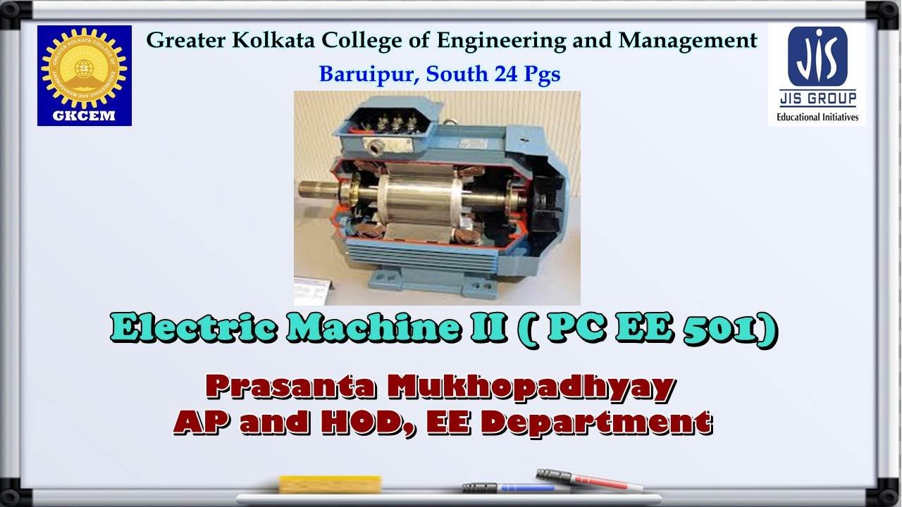 Electric Machine II lecture - 1 - YouTube