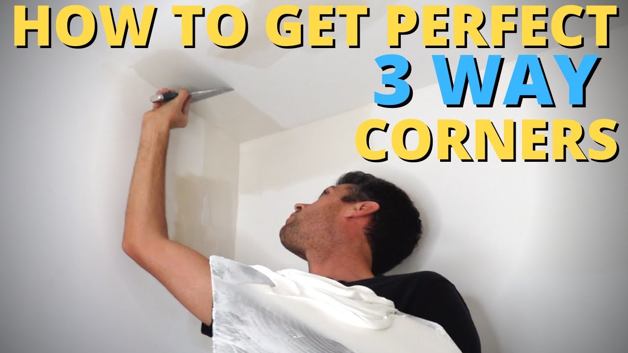 Pro Drywall Tip for PERFECT INSIDE CORNERS!!! - YouTube