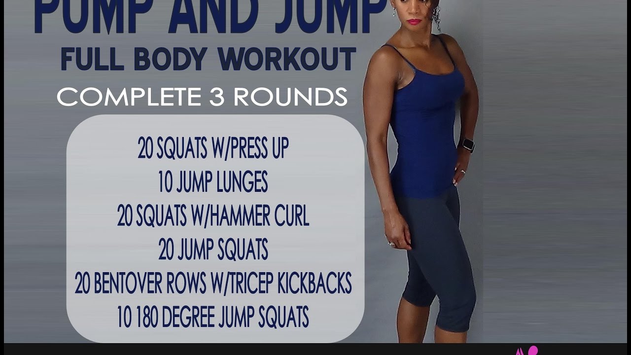 Pump and Jump Full Body Workout - YouTube