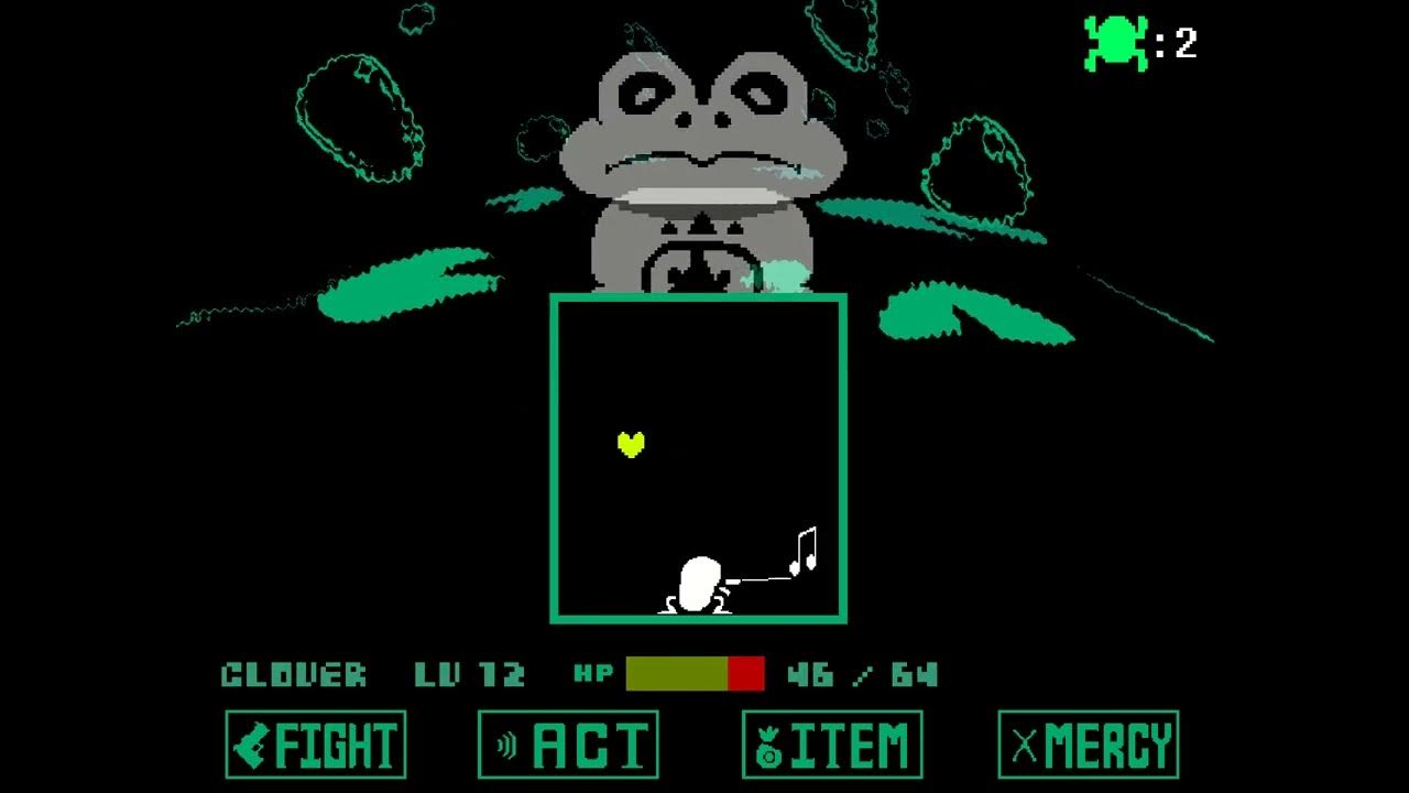 Undertale Yellow SECRET BOSS! (Macro Froggit) - YouTube