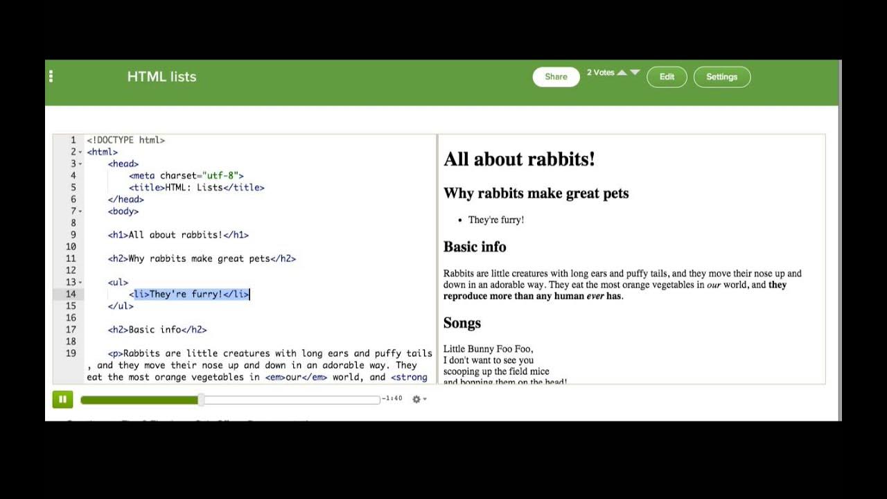 HTML: Lists | Intro to HTML/CSS: Making webpages | Computer Programming | Khan Academy - YouTube