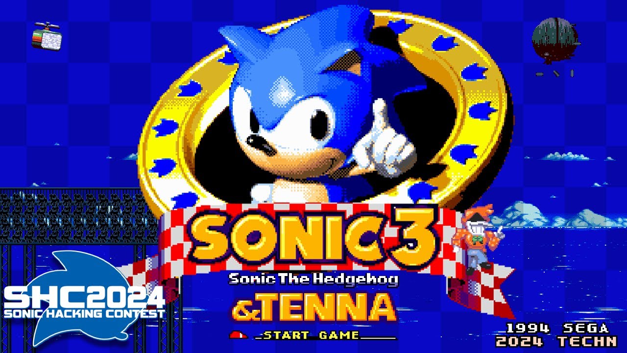 Sonic 3 & Tenna (SHC '24) Full (All Bosses) Playthrough (1080p/60fps ...