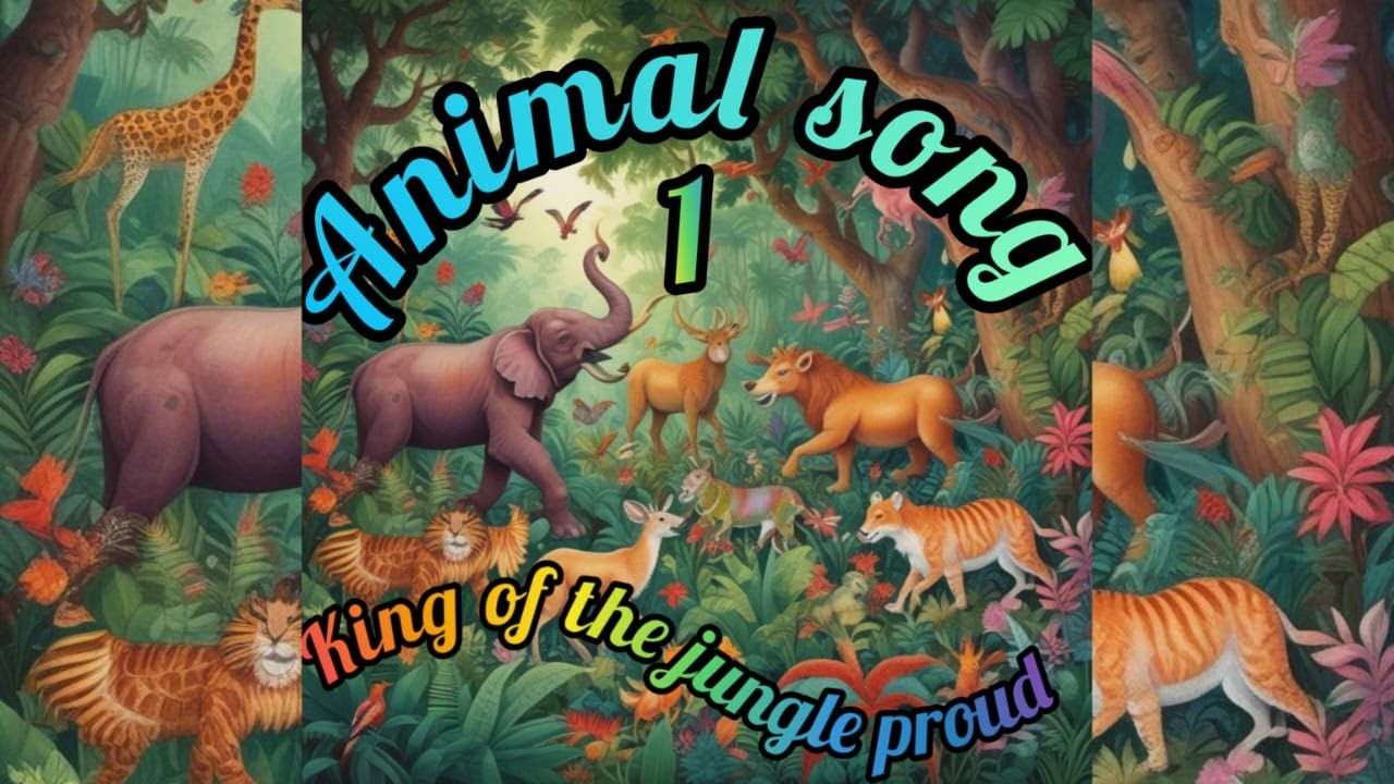 Animal Nursery Rhyme | Fun Learning About Wild & Pet Animals for Kids ...