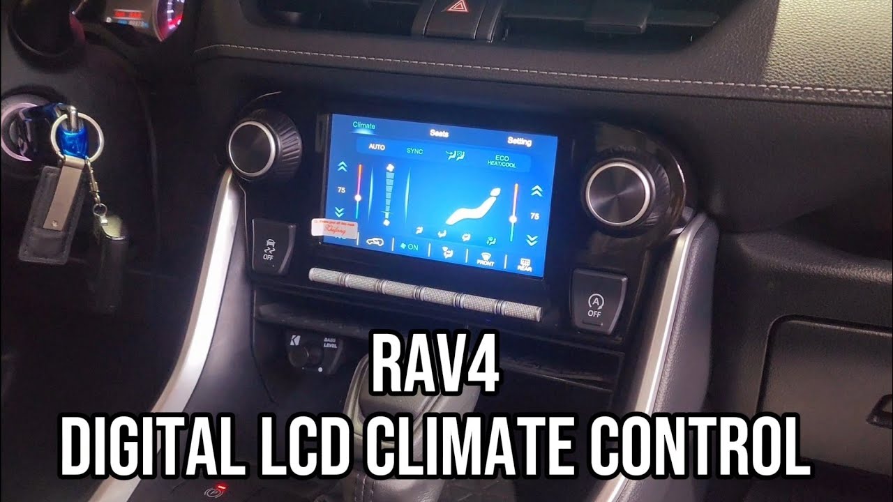 Installing The New Digital Climate Control for Toyota Rav4! - YouTube