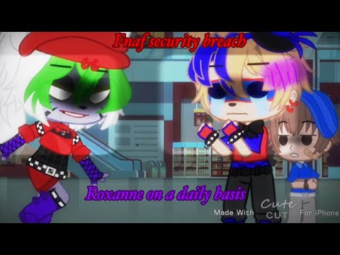 ・Fnaf security breach・Ft.Gregory, Glamrock Freddy, Roxanne・Gacha Club ...