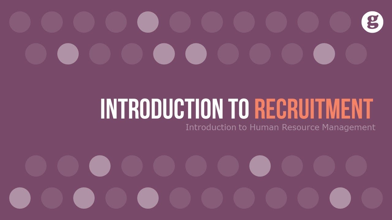 Introduction to Recruitment - YouTube