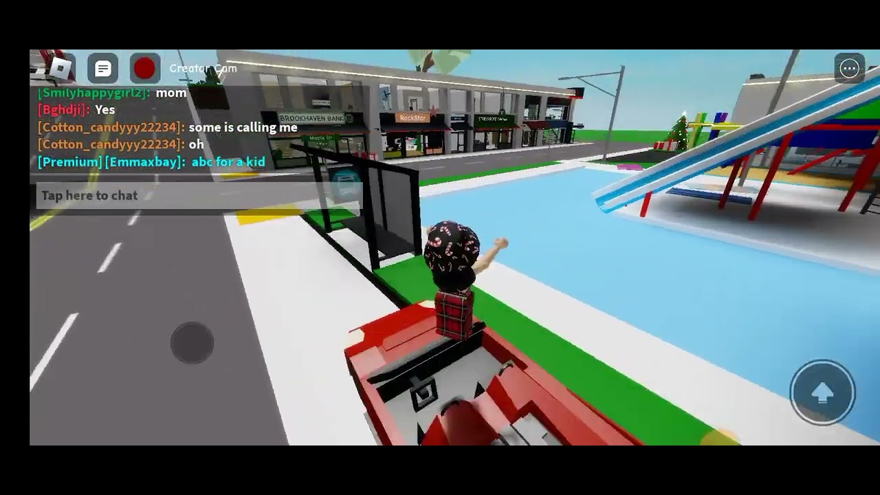 playing roblox brookhaven - YouTube