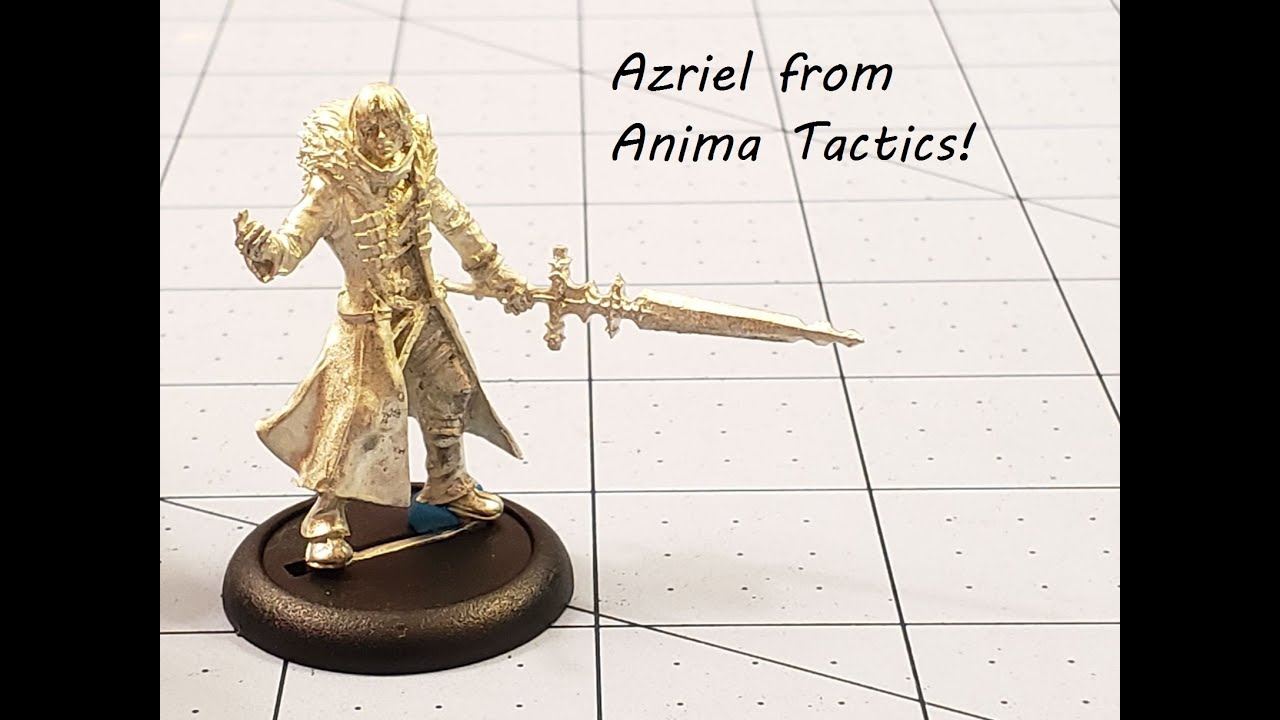 Azriel, an Anima Tactics model I found in a drawer... - YouTube