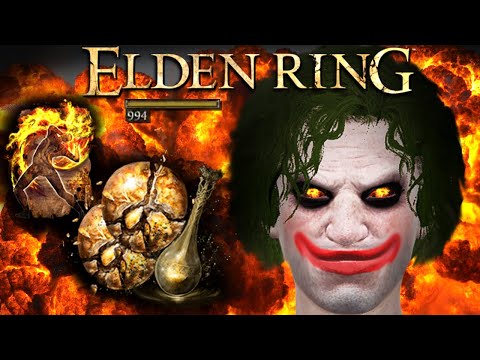 ELDEN RING INVADING AS THE JOKER - PvP One Shot Troll Build