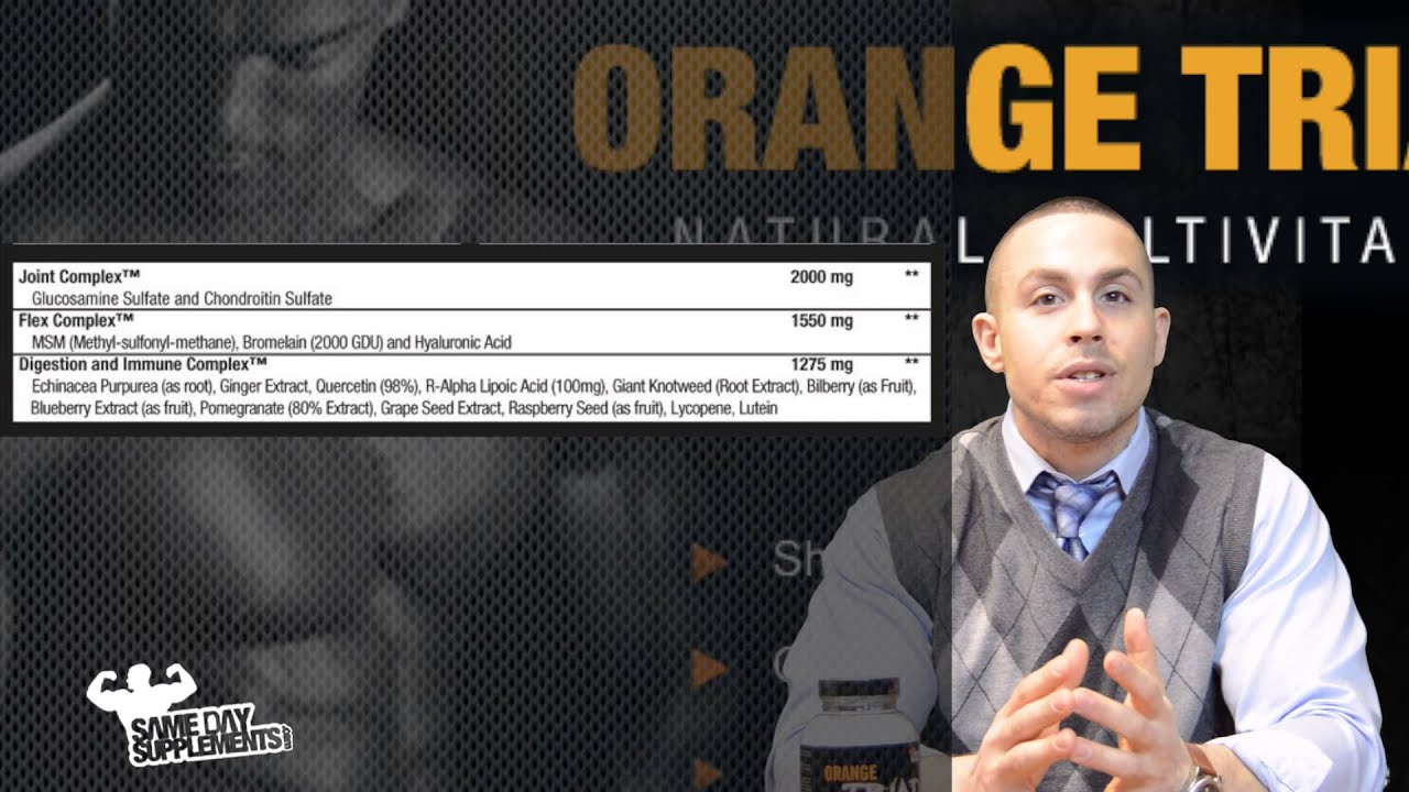 Orange Triad by Controlled Labs Review Vitamins/ Minerals - YouTube