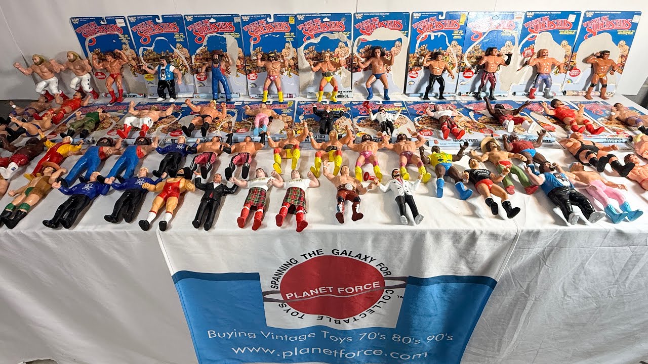 Vintage 80’s WWF LJN Wrestling Figures w/ Cardbacks & Posters - YouTube