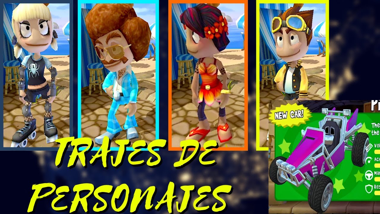🔥 NUEVO COCHE Y TRAJES DE PERSONAJES ACTUALIZACIÓN! | Beach Buggy ...