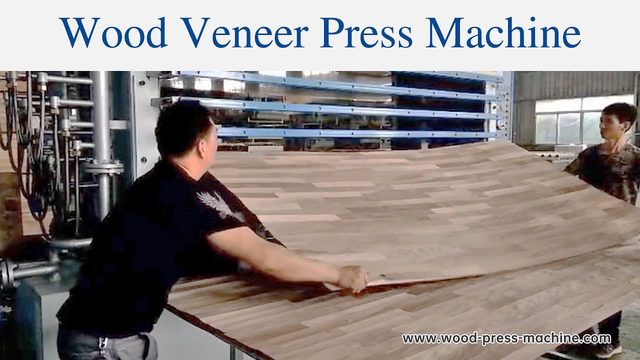 Wood Veneer Hot Press Hydraulic Press Machine Simple Guide - YouTube