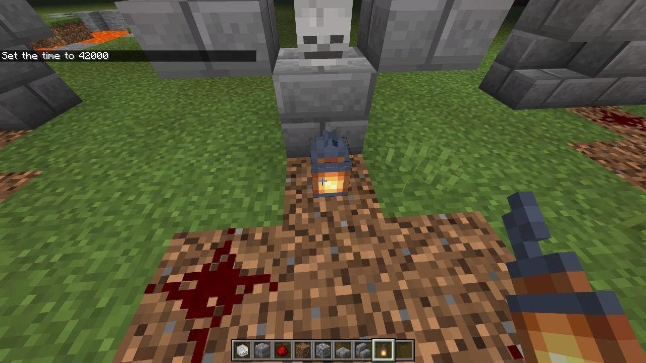 Minecraft build tutorial grave yard - YouTube